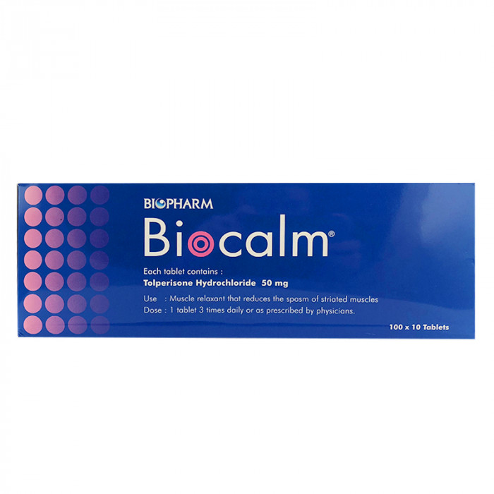 BIOCALM 50 MG TABLETS 10'S - RDS Pharmacy