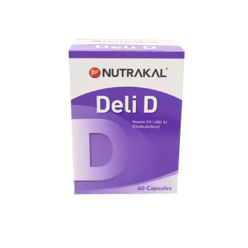 NUTRAKAL Deli D 60 Capsules - RDS Pharmacy