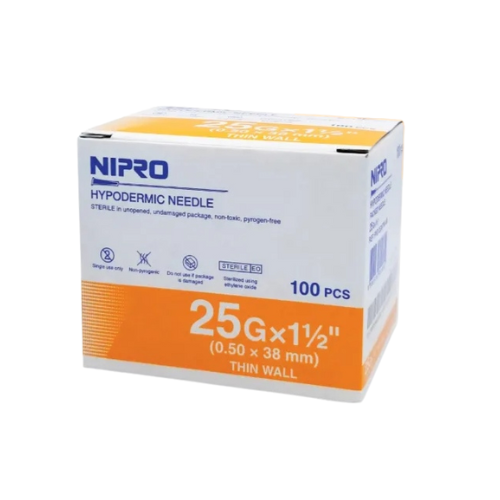 NIPRO Hypodermic Needle 25G x 1/2 - RDS Pharmacy